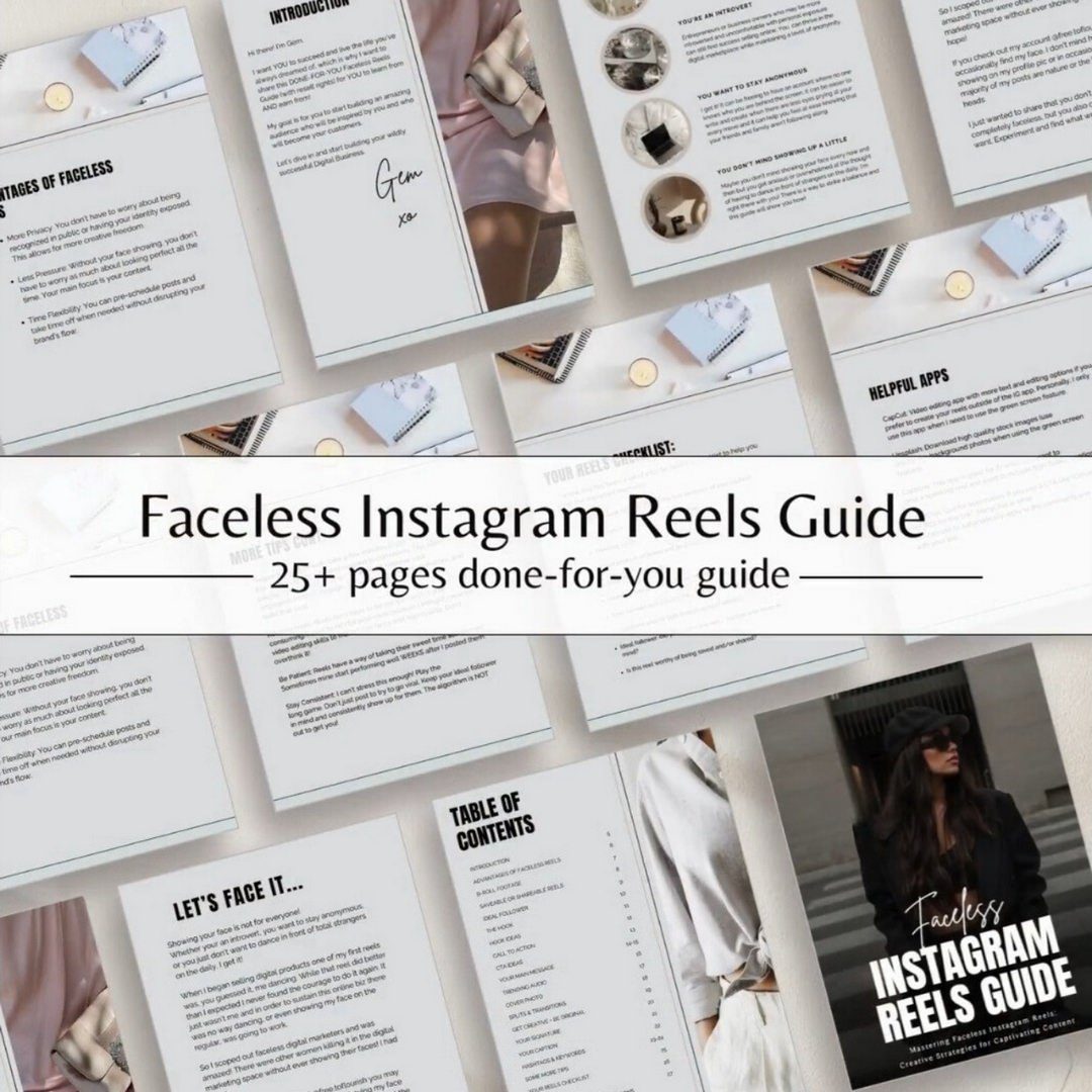Done for You Faceless Instagram Reels Guide with MRR/PLR - Monday Products