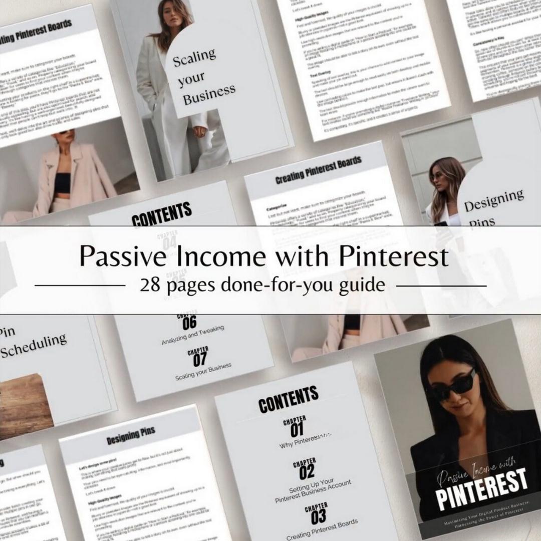 Done for You Passive Income with Pinterest Guide with MRR/PLR - Monday ...