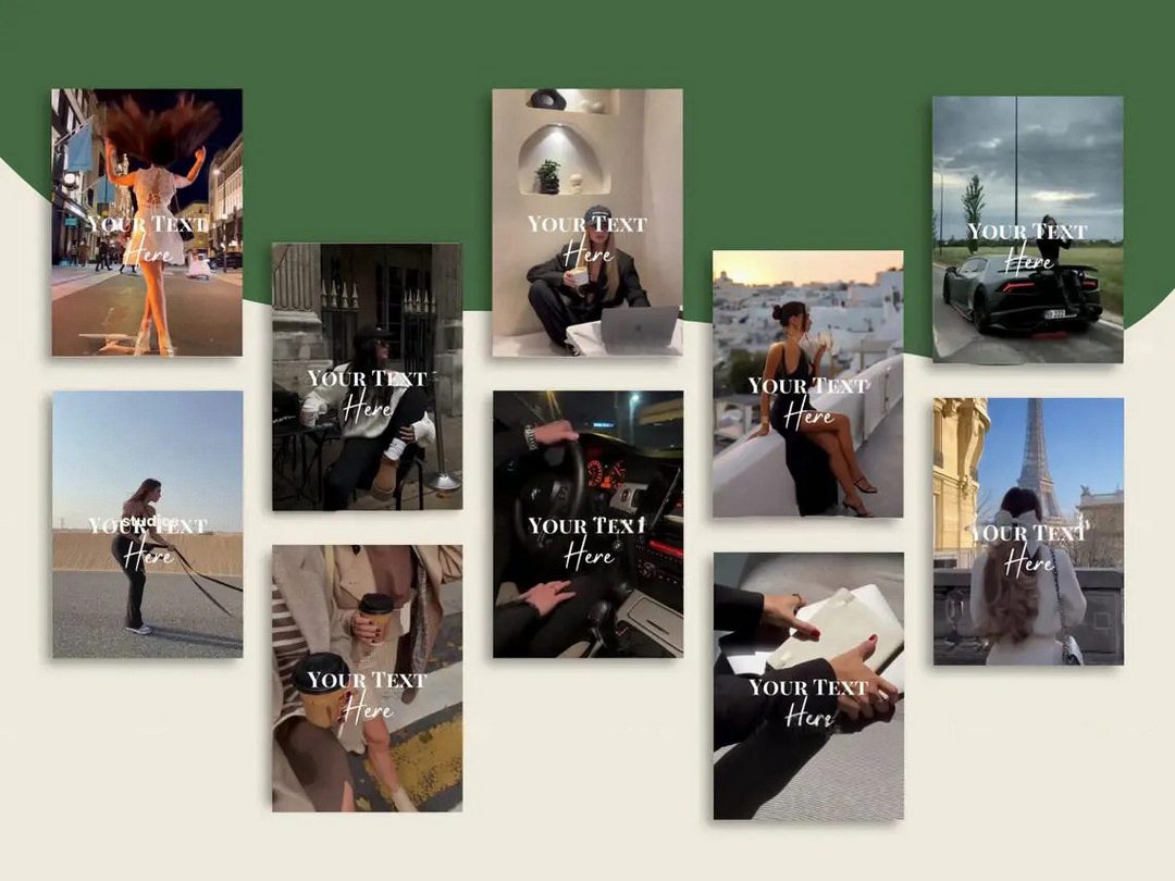 200 Luxury Lifestyle Faceless Reels Videos with MRR/PLR - Monday Products