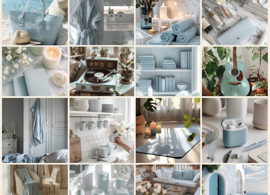 95 Soft Blue Stock Photos with MRR/PLR - Monday Products