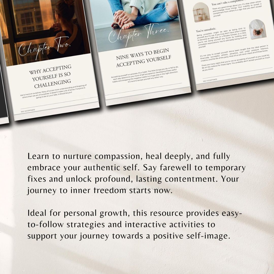 Done for You Self-Acceptance Workbook with MRR/PLR - Monday Products